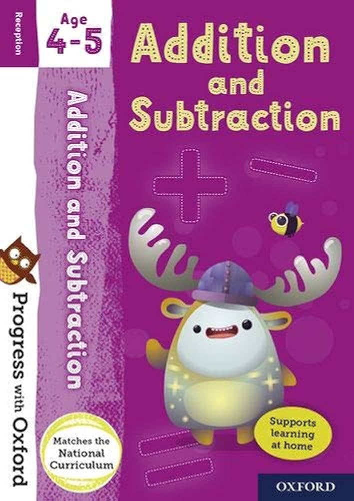 Progress with Oxford: Addition and Subtraction Age 4-5 | Samarkand Store